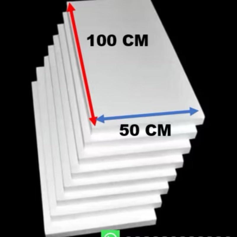 Styrofoam Board 100 CM x 50 CM x 3 CM (3 CM THICK) | Shopee Singapore