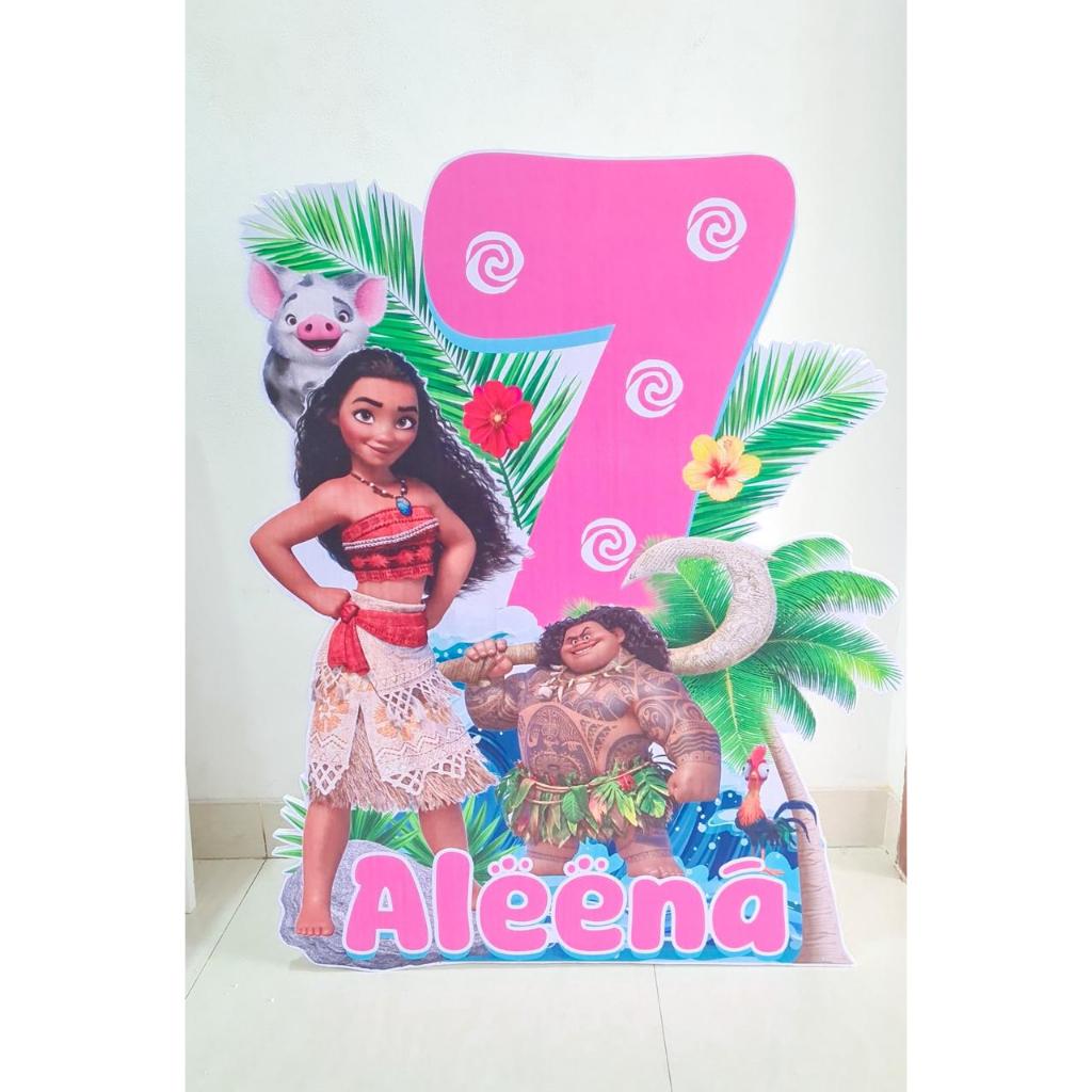 Moana - Standing Floor Life and Birthday Character / Birthday Styrofoam ...