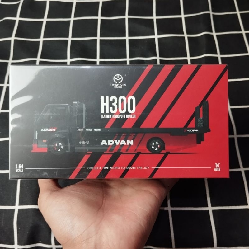 Time Micro Hino H300 Advan Flatbed Transport Trailer Truck Limited ...