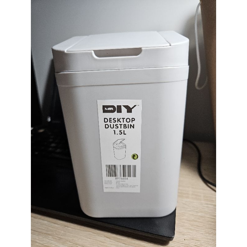[NEW] Mini Desktop Dustbin 1.5L Grey | Shopee Singapore