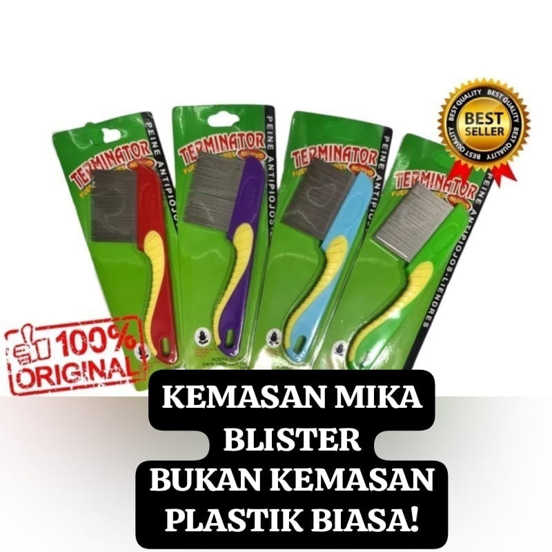 Lice and Dandruff Comb / Long Handle Metal Comb (VH) | Shopee Singapore