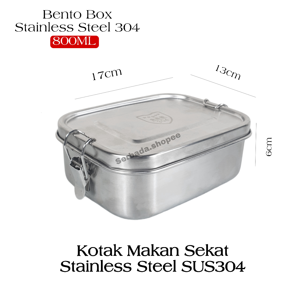 Sus304 Stainless Steel Bento Box Leak-Proof Lunch Box Flexible Divider ...