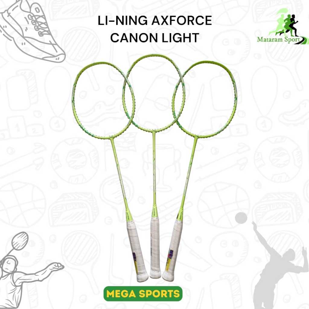 Racket Badminton LI-NING AXFORCE CANNON LIGHT AMBROMIA | Shopee Singapore
