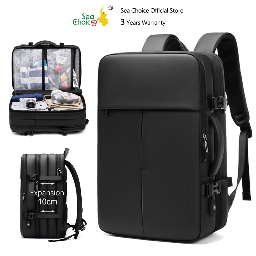 Sea CHOICE 50L Large waterproof travel backpack with USB for business ...