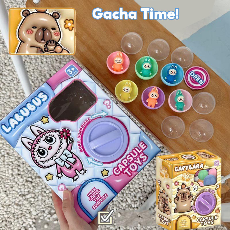 Gacha Box Toy Labubu Ball Character Gift Character Labubu Capsule ...