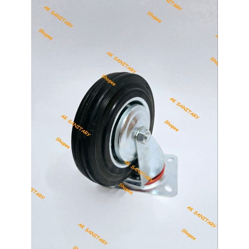 Display Case Wheels Trolley Wheel/s 4" Inch TOT Rubber Display Case ...