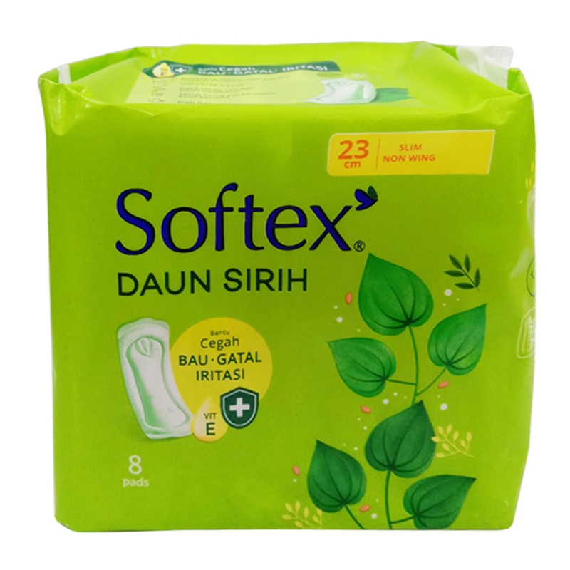 NON WING BELT LEAF SOFTEX 23cm GET 6 PACKS PER PACK CONTAINS 8 pads ...