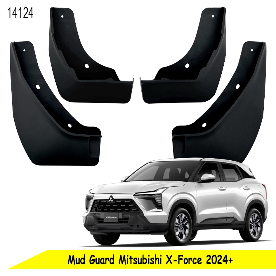 Mudguard Mitsubishi X-Force Xforce 2024+ Rubber Mud Gutter Mud Wheel ...