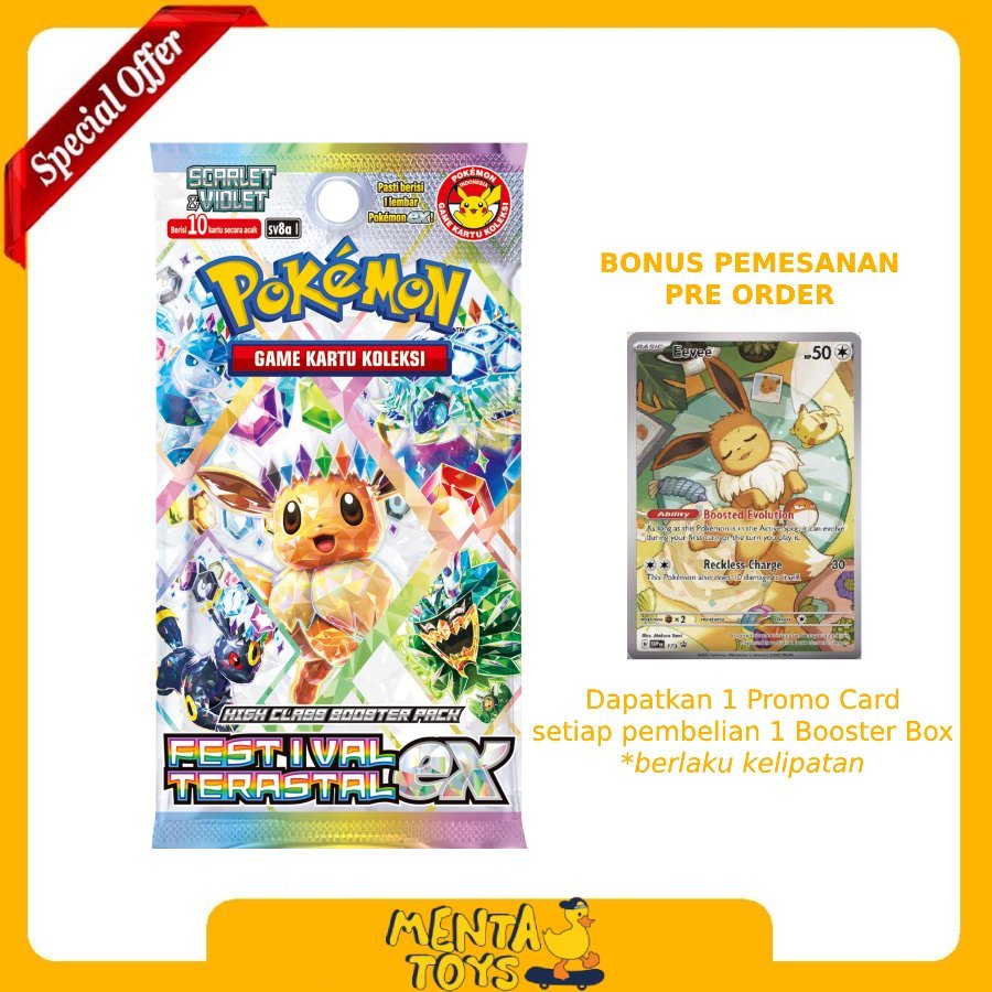 Pokemon Cards TCG Indonesia - Terastal Festival ex High Class Booster ...