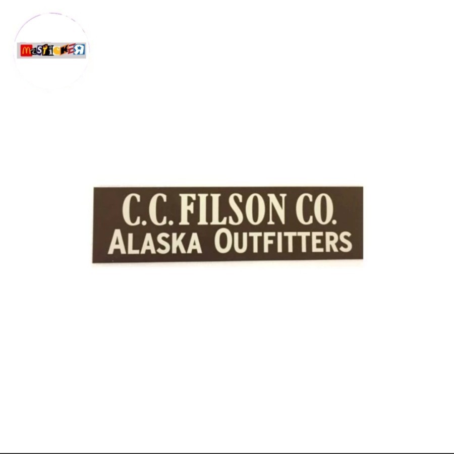 FILSON co Alaska Outfitters sticker logo sticker | Shopee Singapore