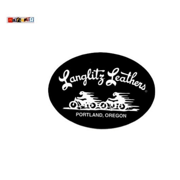 Langlitz Leathers Portland logo sticker | Shopee Singapore