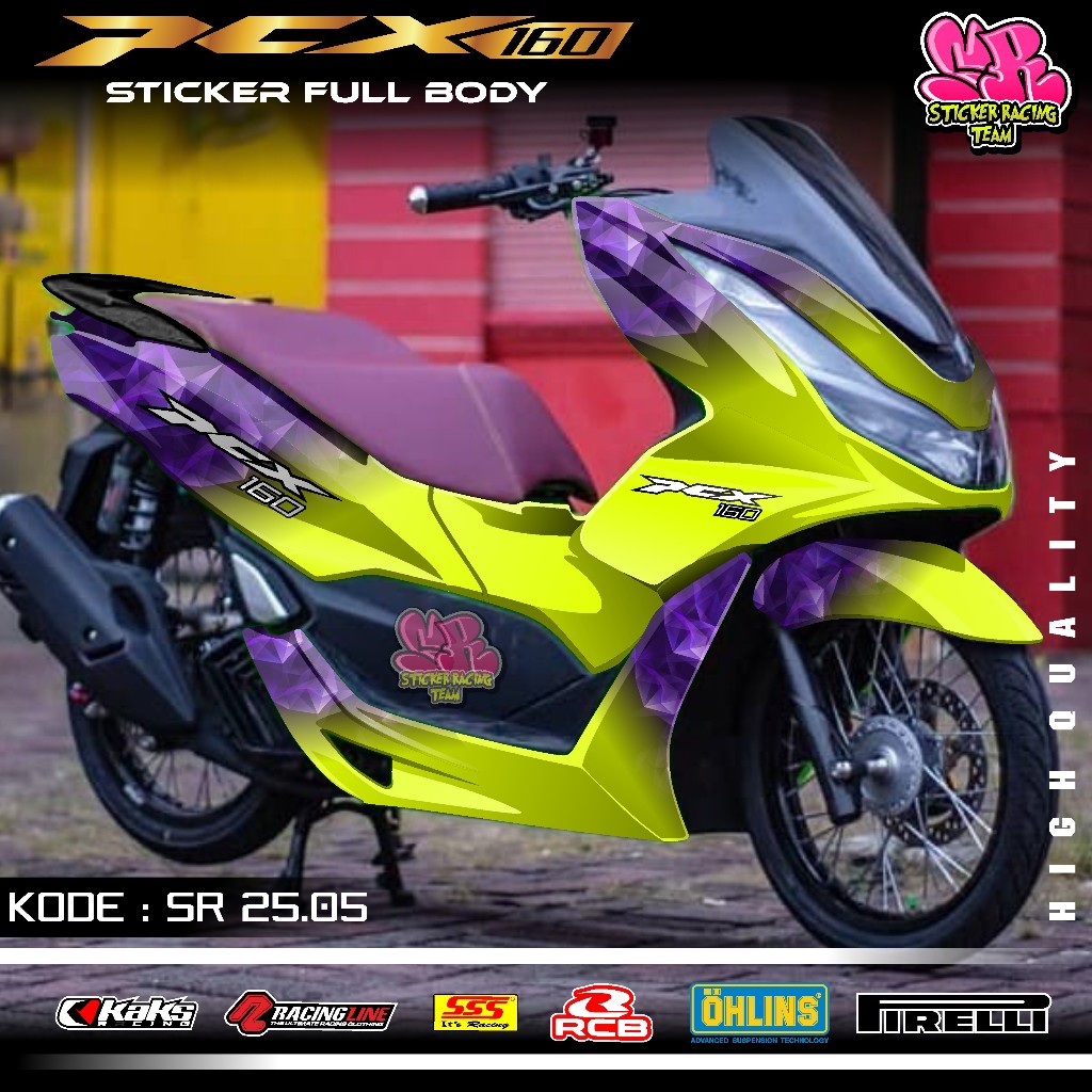 Honda Pcx 160 Full Body Decal Sticker 2021 2022 2023 2024 Full Body ...