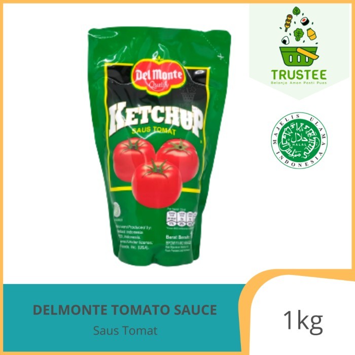 Saus TOMATO Delmonte 1kg REFILL Standing Pouch | Shopee Singapore