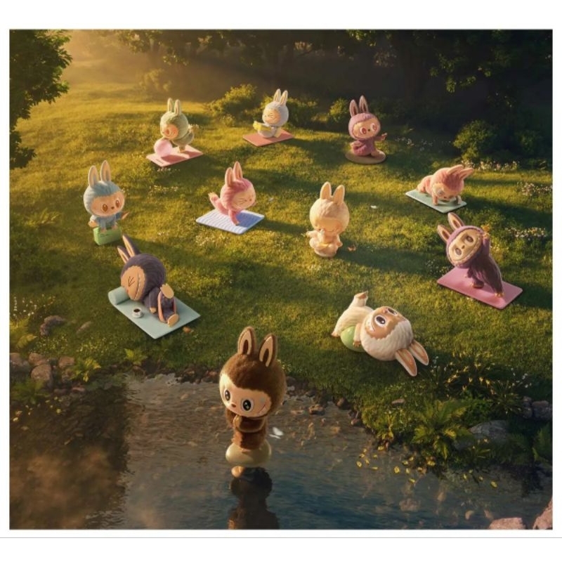 Popmart LABUNGU THE MONSTER LAZY YOGA FIGURE FIGURES TOY TOYS | Shopee ...