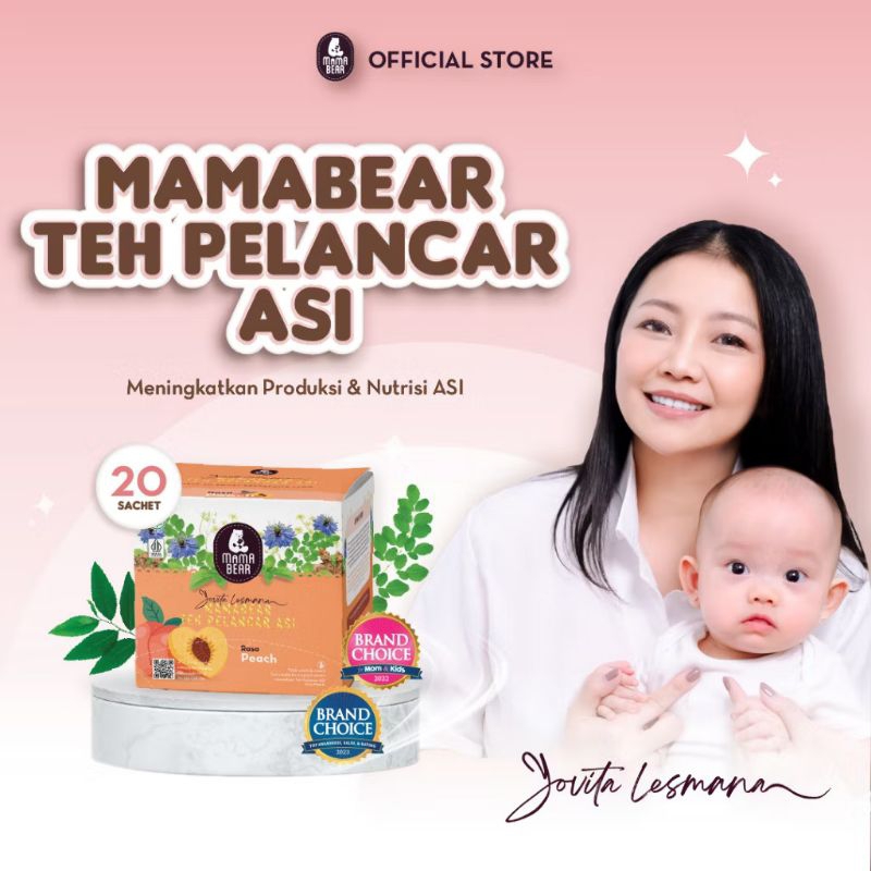 Mamabear TEA PEACH - BREAST MILK LAUNCHER TEA (ASI BOOSTER) | Shopee ...