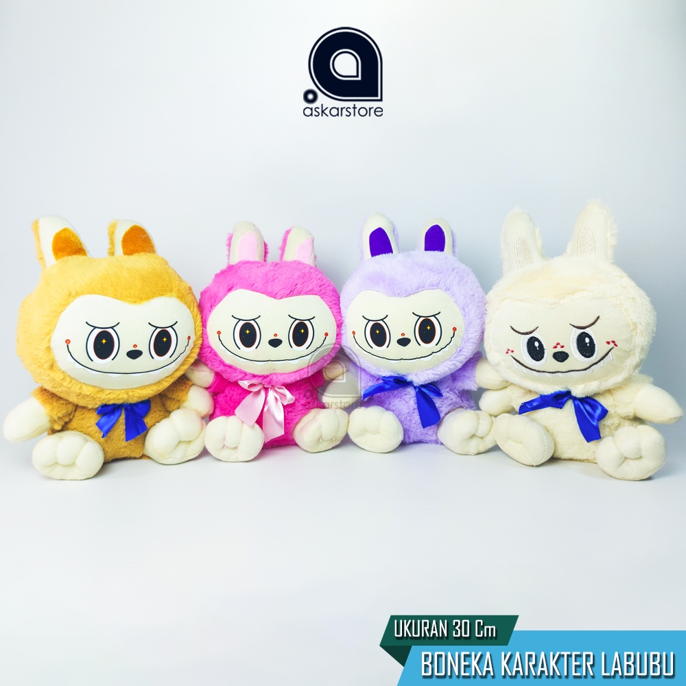 Labubu Viral The Monster Doll, 35cm Height, Labeled SNI, Soft and Cute ...
