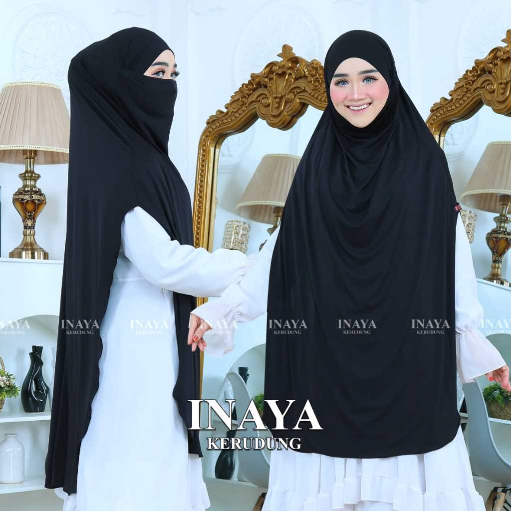 Maf Hijab Niqob XXL - Instant Hijab Veil Hijab French Khimar Cadar ...