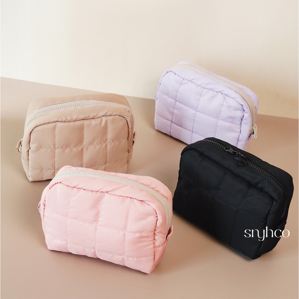 Puffy Pouch Waterproof Makeup Skincare Cosmetic Pouch Aesthetic Travel ...