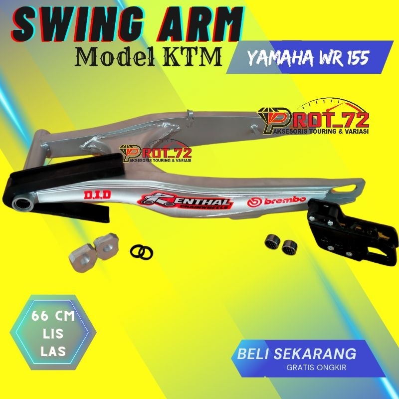REPLIKA Swing Arm Yamaha WR155 Latest KTM Model Replica Welding Lis ...