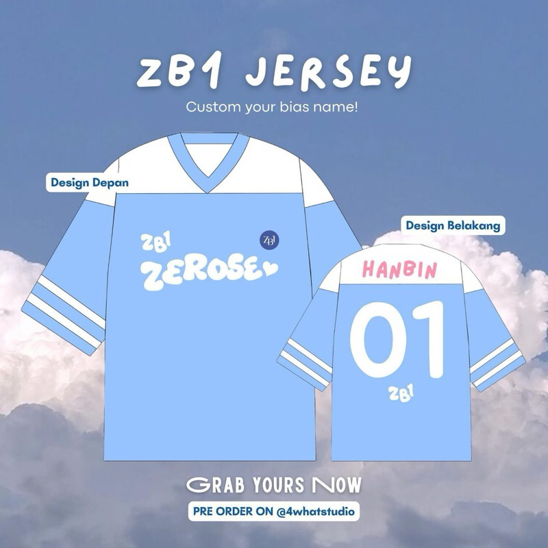 ZEROBASEONE ZB1 Jersey | ZB1 Fanmade T-Shirt | Shopee Singapore