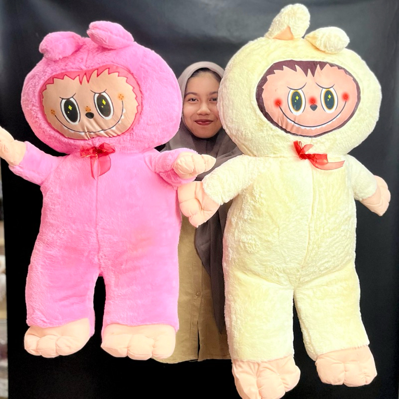 Labubu giant jumbo doll, large monster, viral Labubu Kawai Labubu Doll ...