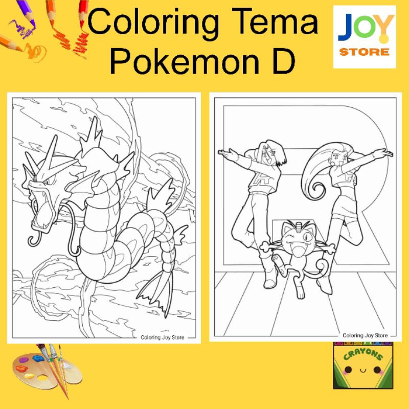 Coloring Drawing Paper sizes A4 and A5 150 gsm - Pokemon Theme Coloring ...