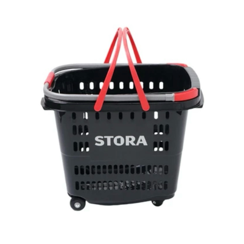 HIJAU ACE Hardware Plastic Shopping Trolley Basket-Green | Shopee Singapore
