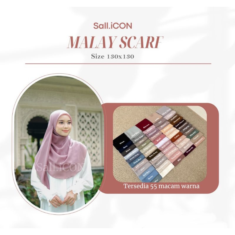 [sall]Rectangular Malay Scarf PART 3/Hijab 4 sides oval / 2 sides oval ...