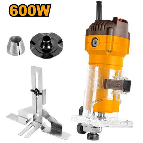 KAYU MESIN Wood Trimmer Machine 600 Watt Mini Router Wood Profile Ingco ...