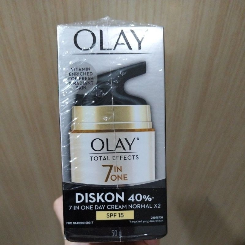 Olay day cream total effects 7in1 normal cream spf 15 7 in 1 | Shopee ...