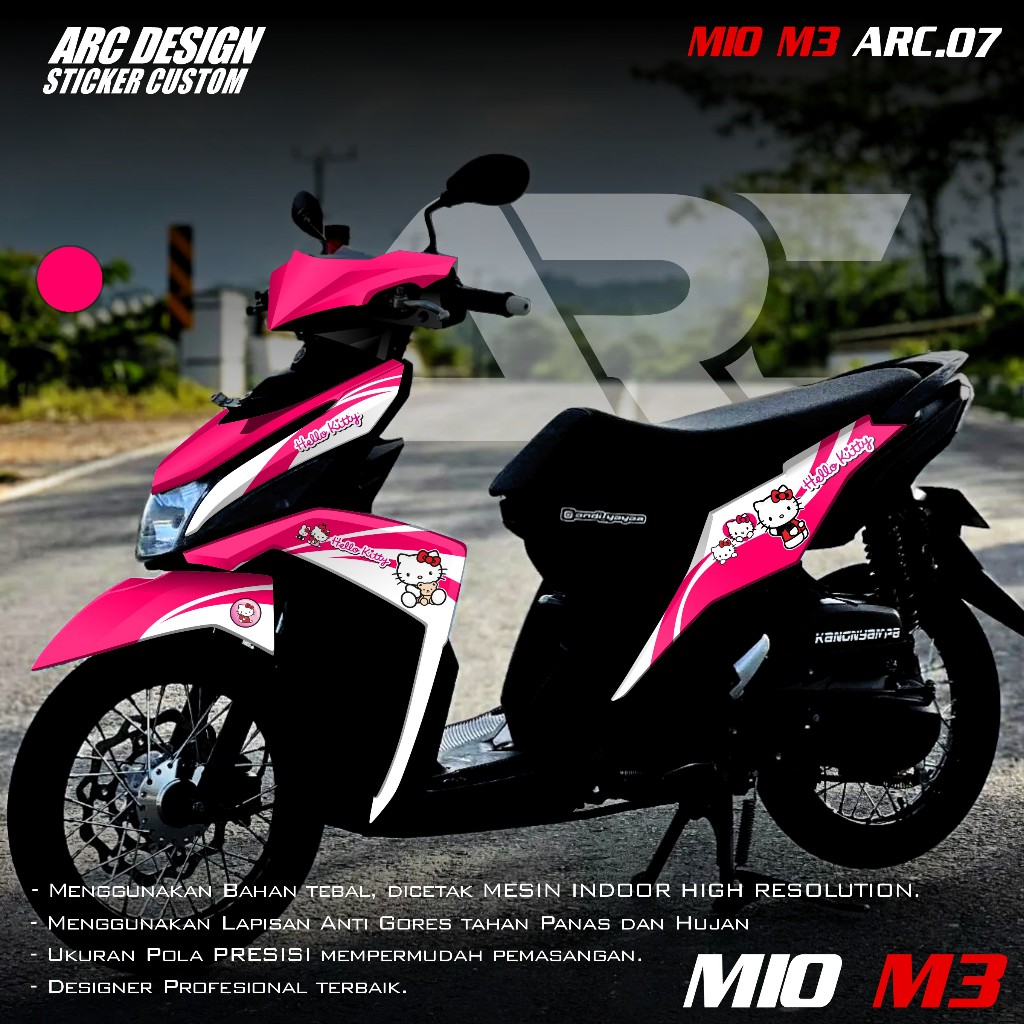 LATEST Decal Sticker Yamaha MIO M3 125 Full body - MIO Fi 125i M3 ...