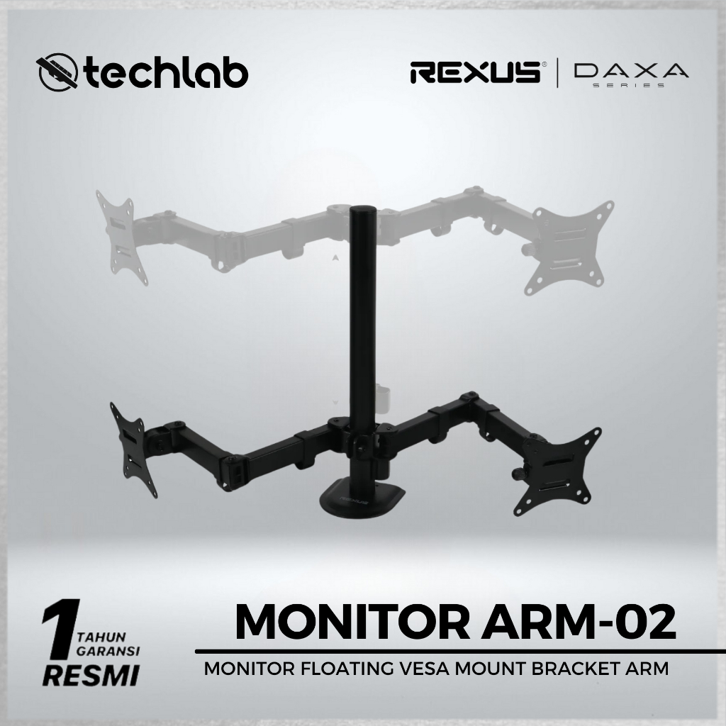 Rexus Monitor Arm Bracket DBM-02 Monitor Arm Stand For PC | Shopee ...