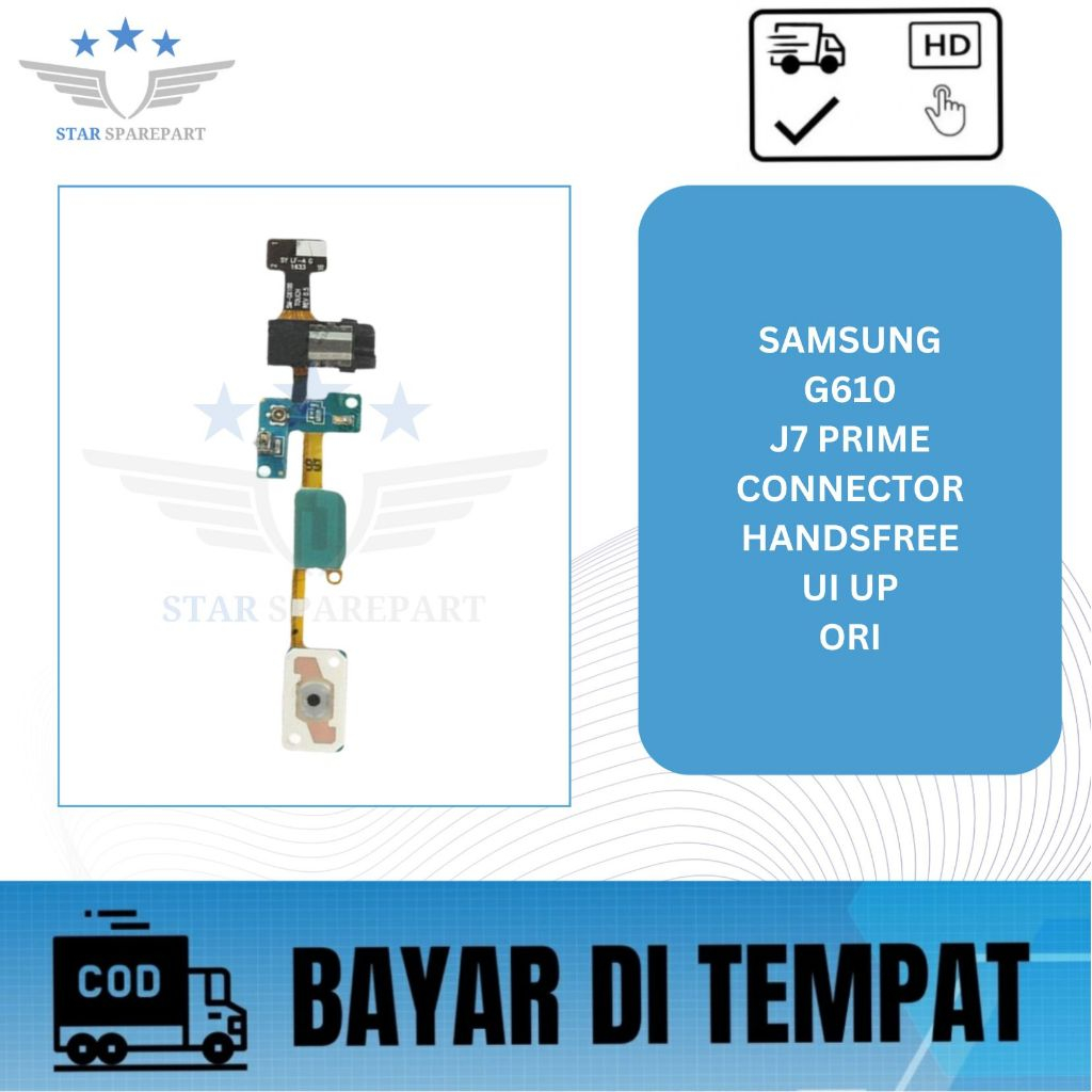 Flexibel SAMSUNG G610 + HANDSFREE CONNECTOR + UI UP ORI (GAL J7 PRIME) | Shopee Singapore