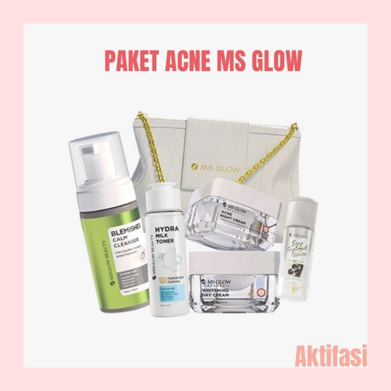 Original Ms Glow Acne Package / Original Ms Glow Acne Face Package (5 ...