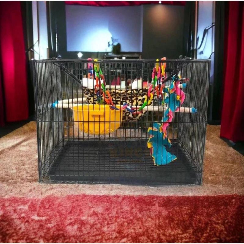 Small ANIMAL CAGE - SG CAGE FULL SET 40CM (40X28X29CM) | Shopee Singapore