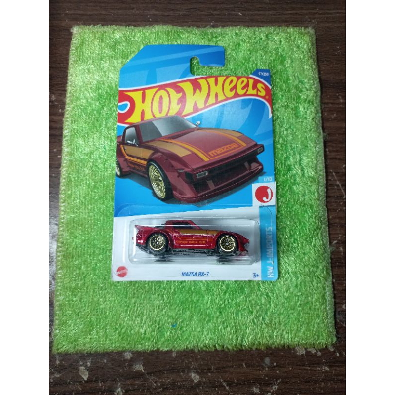 MERAH Hotwheels Mazda RX 7 Red | Shopee Singapore