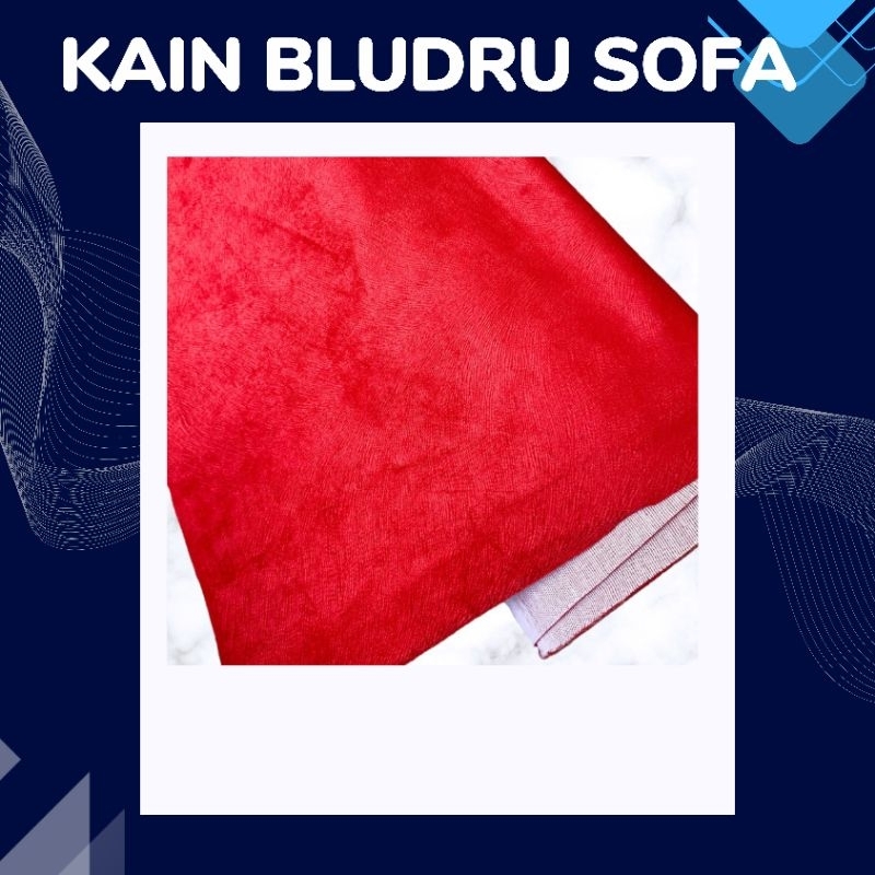 Bludru MATERIAL FABRIC SEAT FABRIC SOFA SEAT LAYER BLUDRU FOAM METER ...