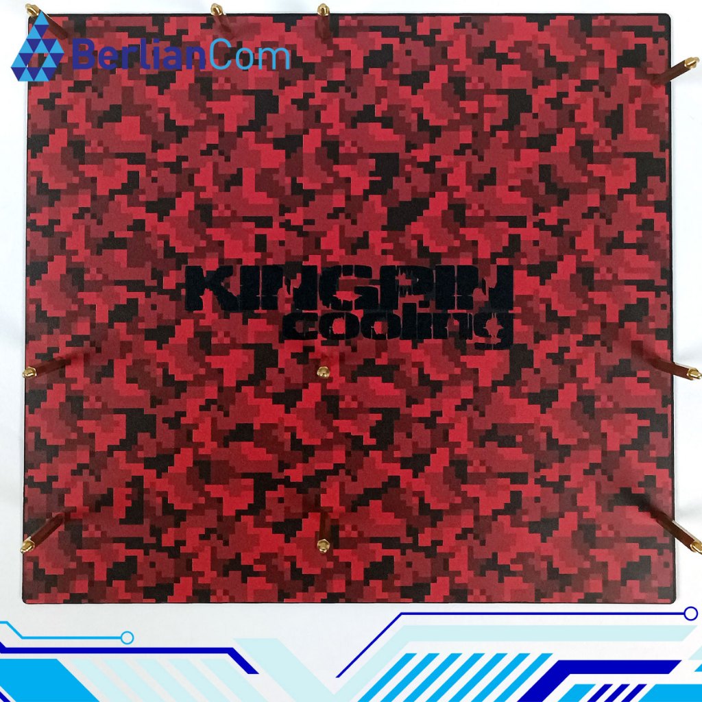 Kingpin COOLING ATLAS BENCH Stand Red Digital Camo PC TEST BENCH ...