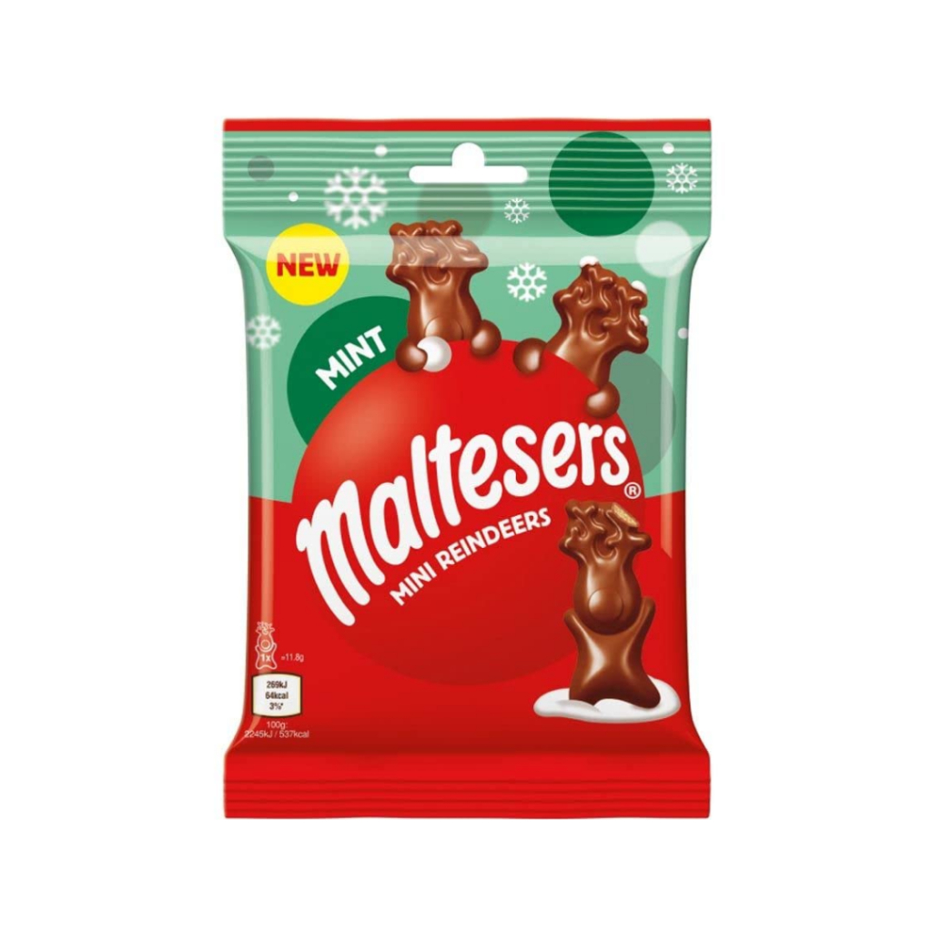 Maltesers Mint Mini Reindeer 100gr | Imported Chocolate | Christmas ...