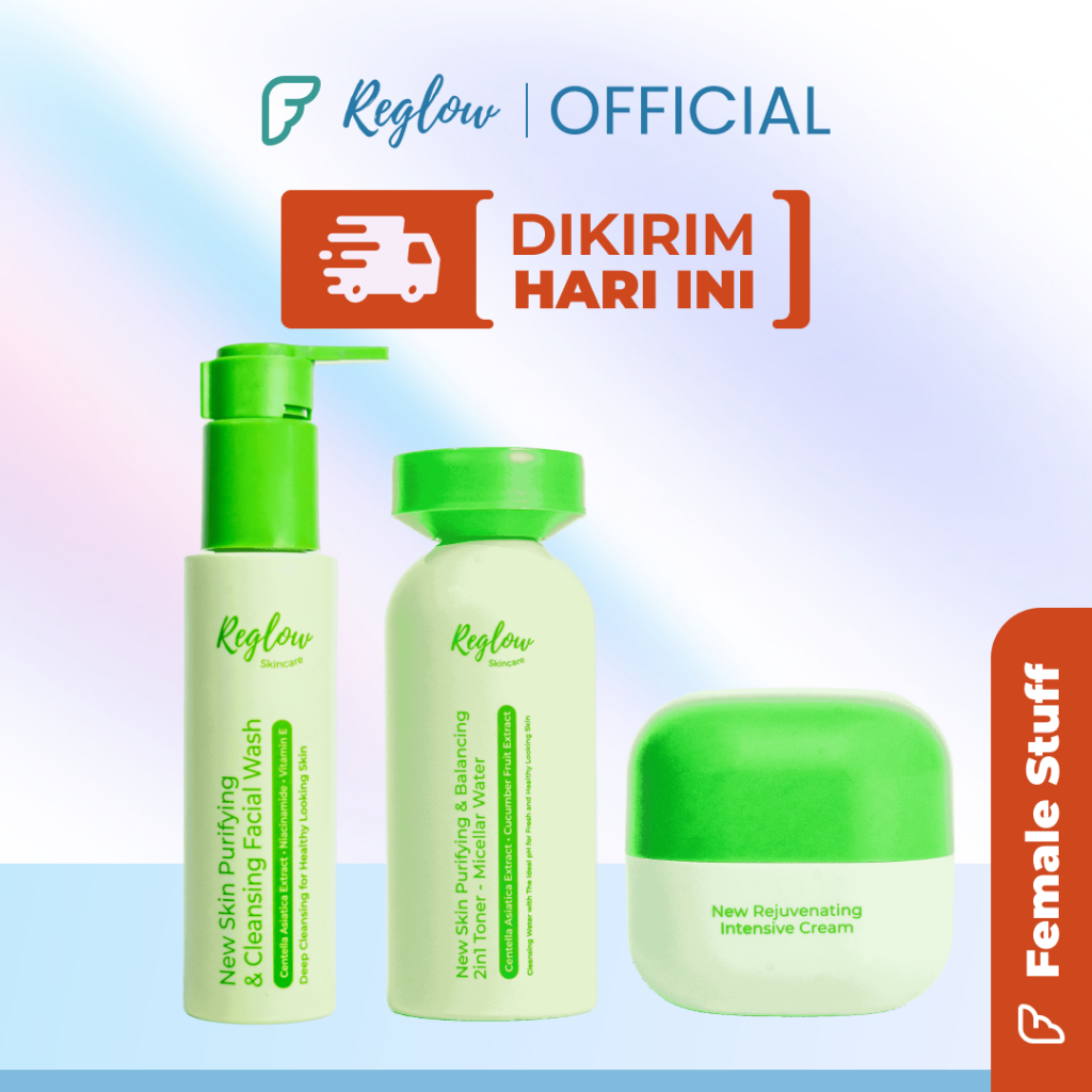 Reglow Glowing Skin Treatment Original 100% Skincare Brightening Face ...