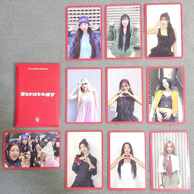 [SHARING Ver. Step 1 / 2/ 4 ] TWICE Photocard Benefit & Nemo Concept PC ...