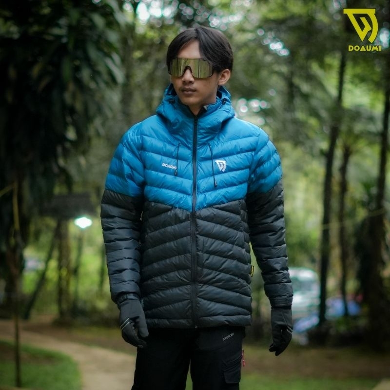 DOAUMI KYOTO MICROFIBER BUBBLE PUFFER MOUNTAIN JACKET OUTDOOR CAMPING ...