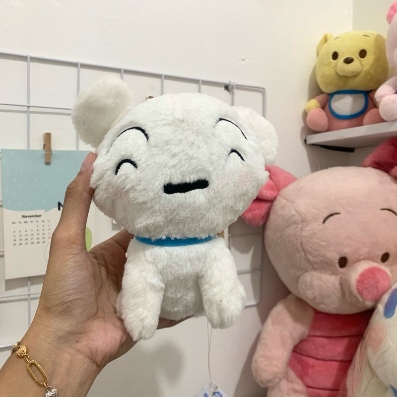 Shiro Crayon Shinchan Dog Pet Dog Doll Original Tag | Shopee Singapore