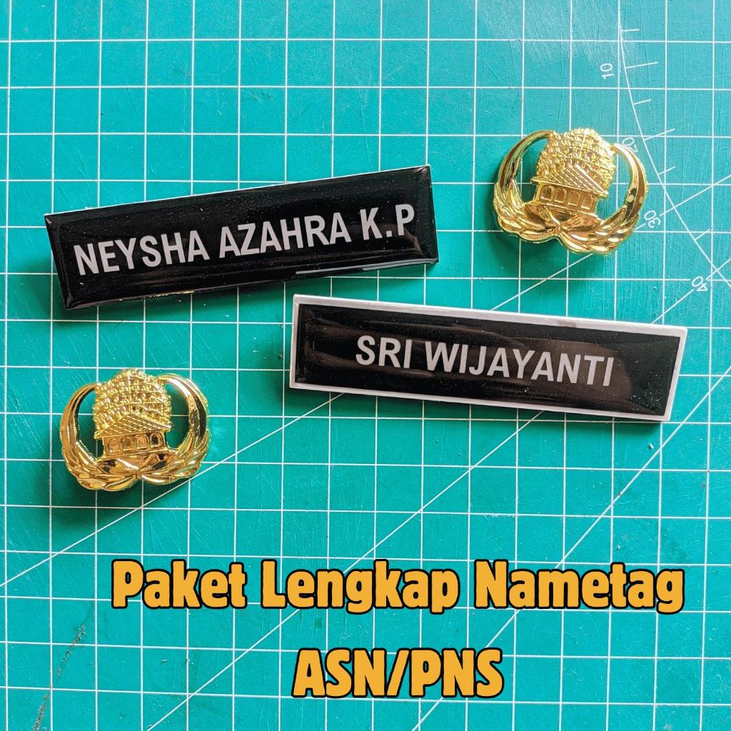 Asn/pns Nametag Savings Package | Korpri Nametag and Pin | Asn/asn ...