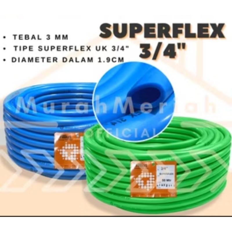 3/4 INCH TRILLION SUPERFLEX WATER HOSE 3/4 INCH (1 ROLL / 50M) | Shopee Singapore