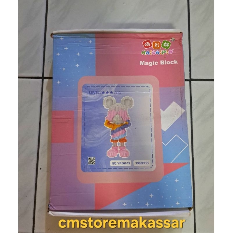 Mickey Mouse 3D Large Facepalm Nano Block Puzzle 1963 Pcs | Shopee ...