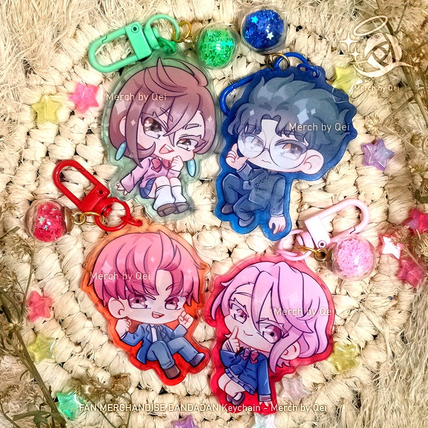 DANDADAN Keychain Fan Merchandise - MERCH BY QEI: Ayase Momo, Takakura ...