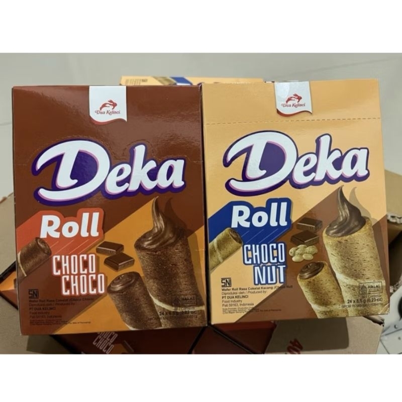 Deka CHOCO WAFER ROLL 1 BOX CONTAINS 24 / DEKA STICK WAFER | Shopee ...