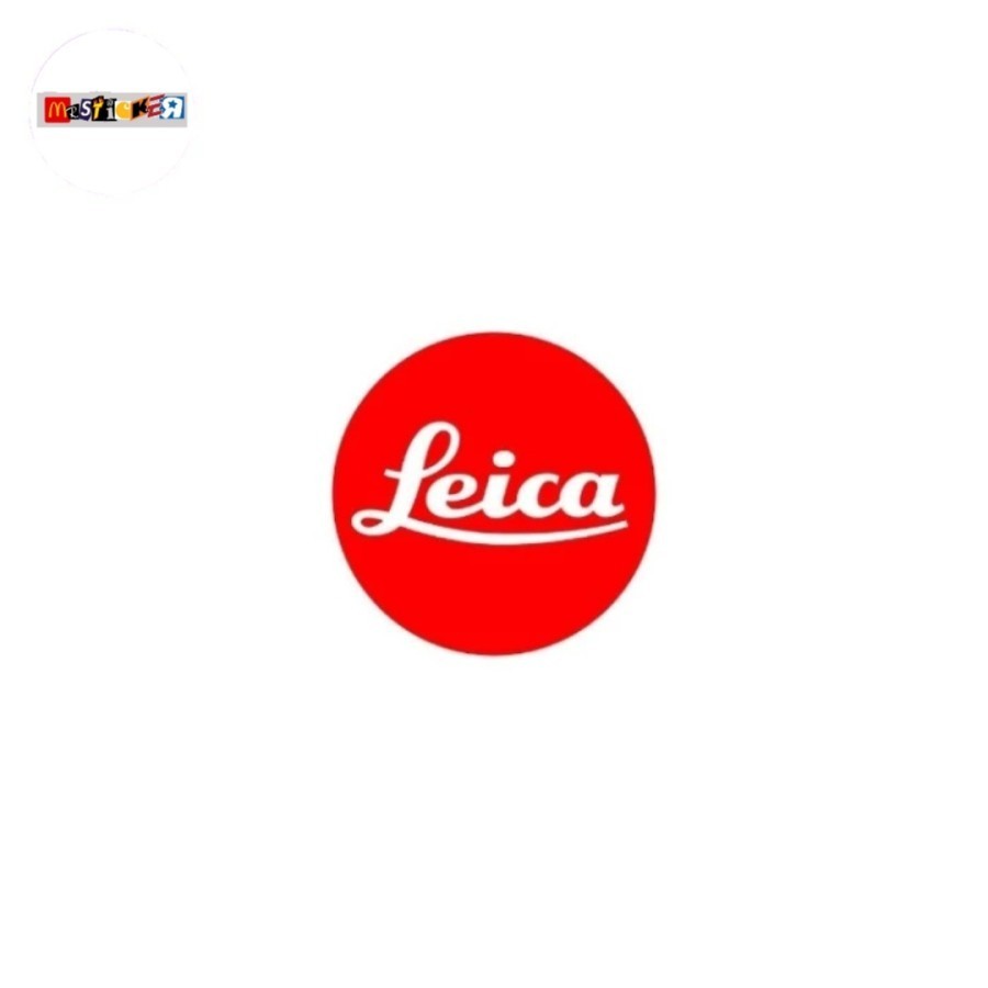 Leica logo sticker, retro vintage brand analog camera sticker | Shopee ...