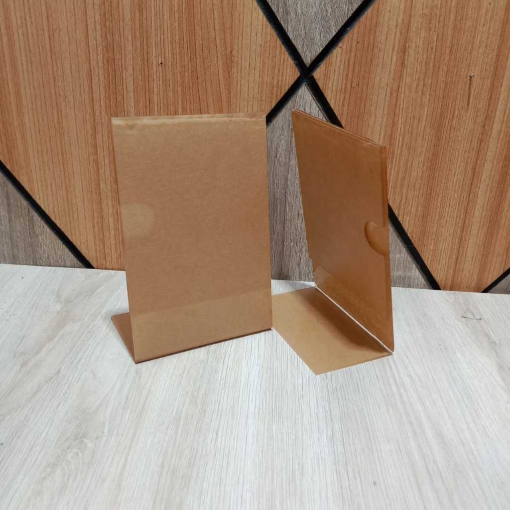 Standing A 6 Acrylic Q-Ris Table Menu Board | Shopee Singapore